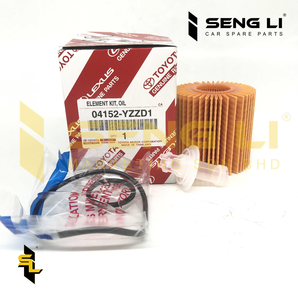 TOYOTA ACR50 3.5/ACV50 ORIGINAL/GENUINE OIL FILTER-04152-YZZD1 | Shopee ...