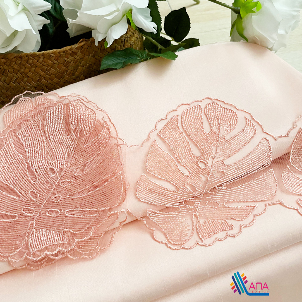 Tarovine Premium Border Lace Sulam Kerawang New Design Utk Baju Nikan ...