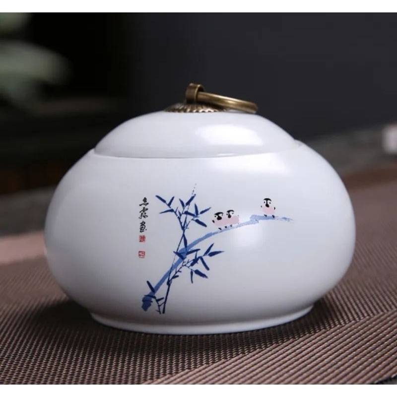 Chinese tea storage container 陶瓷精美茶罐 | Shopee Malaysia