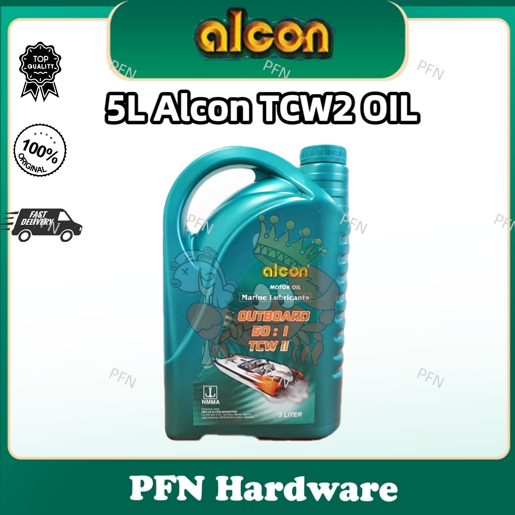 💥Ready Stock💥 Alcon 2-Stroke 2T TCW-2 (50:1) Outboard Marine Lubricants ...