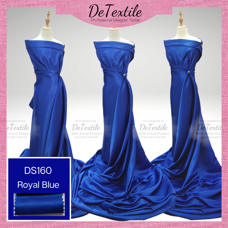 DeTextile Heavy Premium Duchess Satin Bridal Satin Fabric for Wedding ...