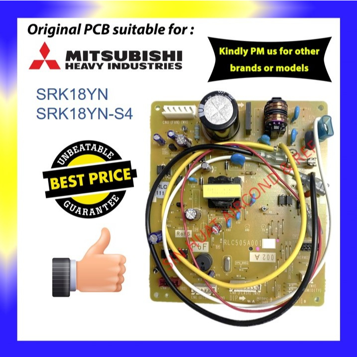ORIGINAL PART MITSUBISHI SRK18YN PCB Board IC Board IC Kad Air cond ...