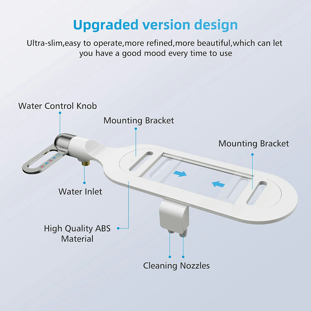 🌟Patent🌟 Fast Delivery Bidet Toilet Seat Attachment For Rear Feminine Wash Hands-Free Non ...