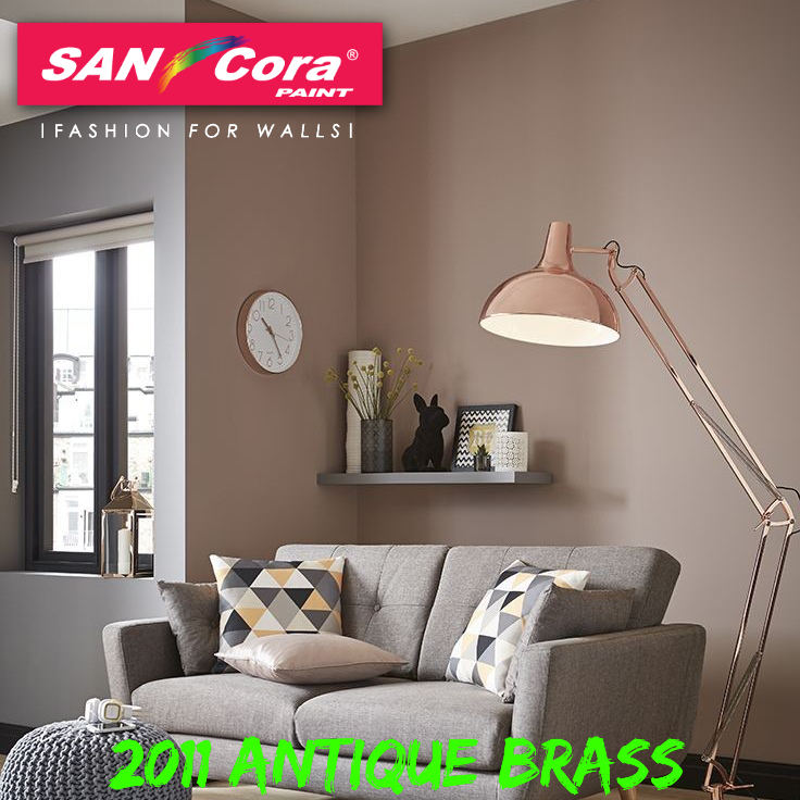 SINAR SANCORA 2011 ANTIQUE BRASS 5 LITER I EMULSION Interior Exterior Wall Matt Paint Cat ...
