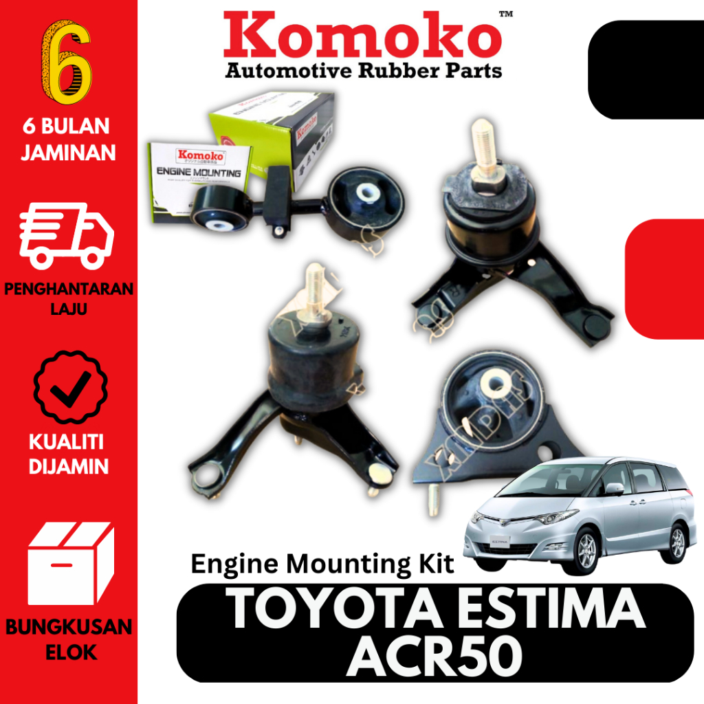 Toyota Estima ACR50 KOMOKO Engine Mounting Kit | Shopee Malaysia