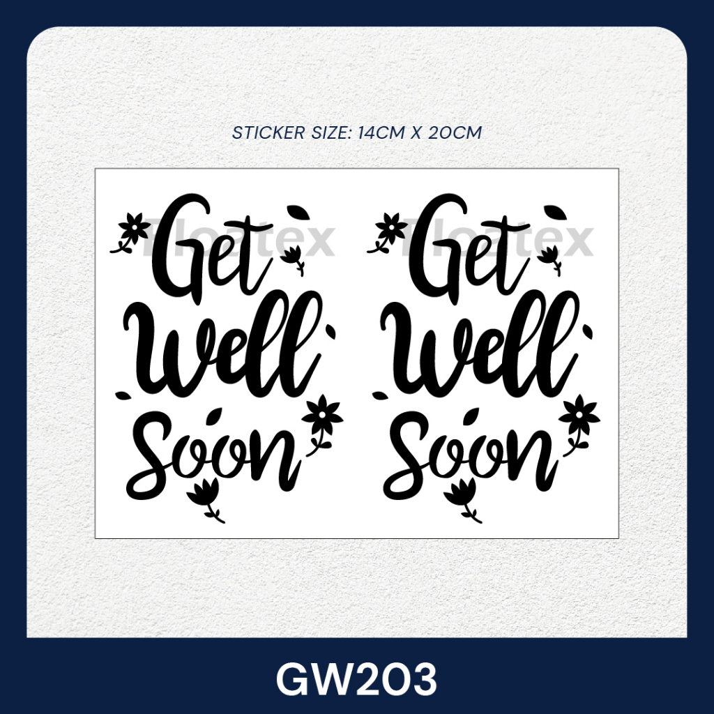 (2 IN 1) Wording Sticker FOR Bubble Transparent and Foil Balloon A4 ...