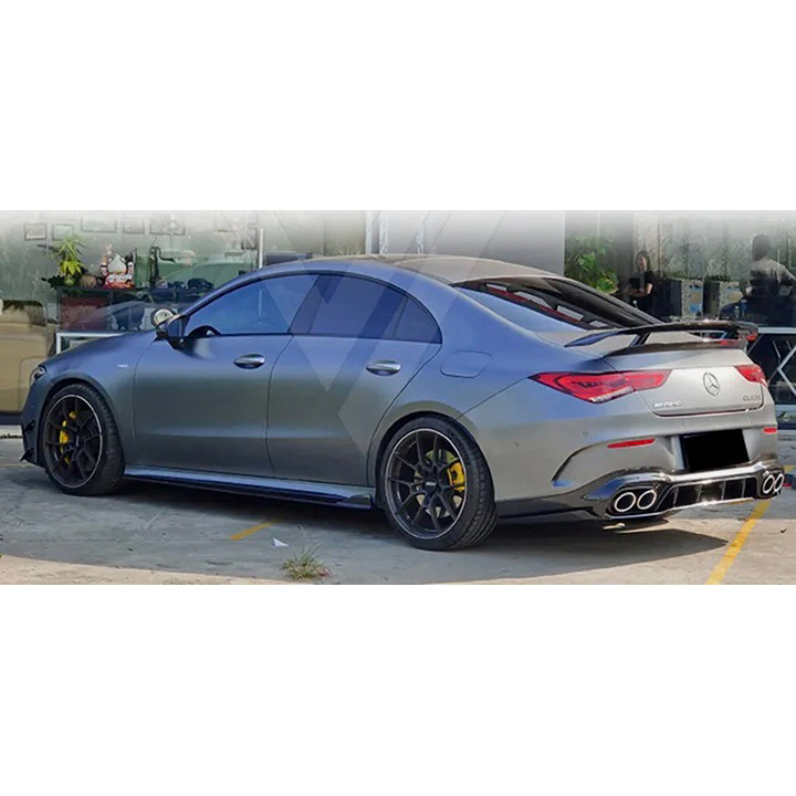 Mercedes benz W118 CLA carbon fiber Front side rear skirt lip diffuser ...
