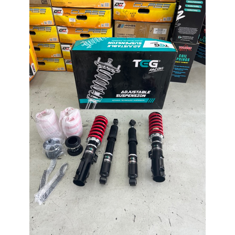 Perodua Aruz/ RUSH 18"~TEG RACING Adjustable Suspension Hi Low Body ...