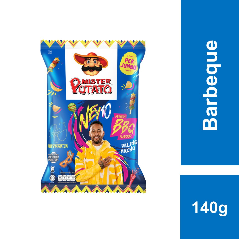 Mister Potato Chips BBQ 140g | Shopee Malaysia