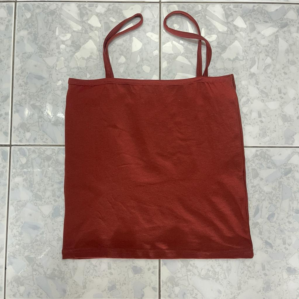 Women's Singlet Tank Top/ Tube Pendek/ Tube Wanita/ Tube Tali Kecil ...