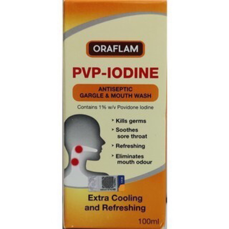 PVP-IODINE Antiseptic Gargle & Mouth Wash 100ml | Shopee Malaysia