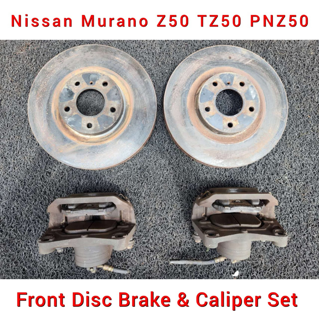 Nissan Murano Z50 TZ50 PNZ50 Front Disc With Brake Caliper Set / Rotor ...