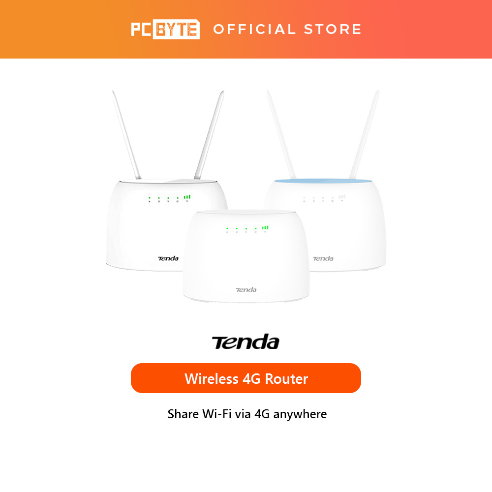 Tenda 4G Wi-Fi Wireless Router Series [4G03/4G06/4G09] PCByte | Shopee Malaysia