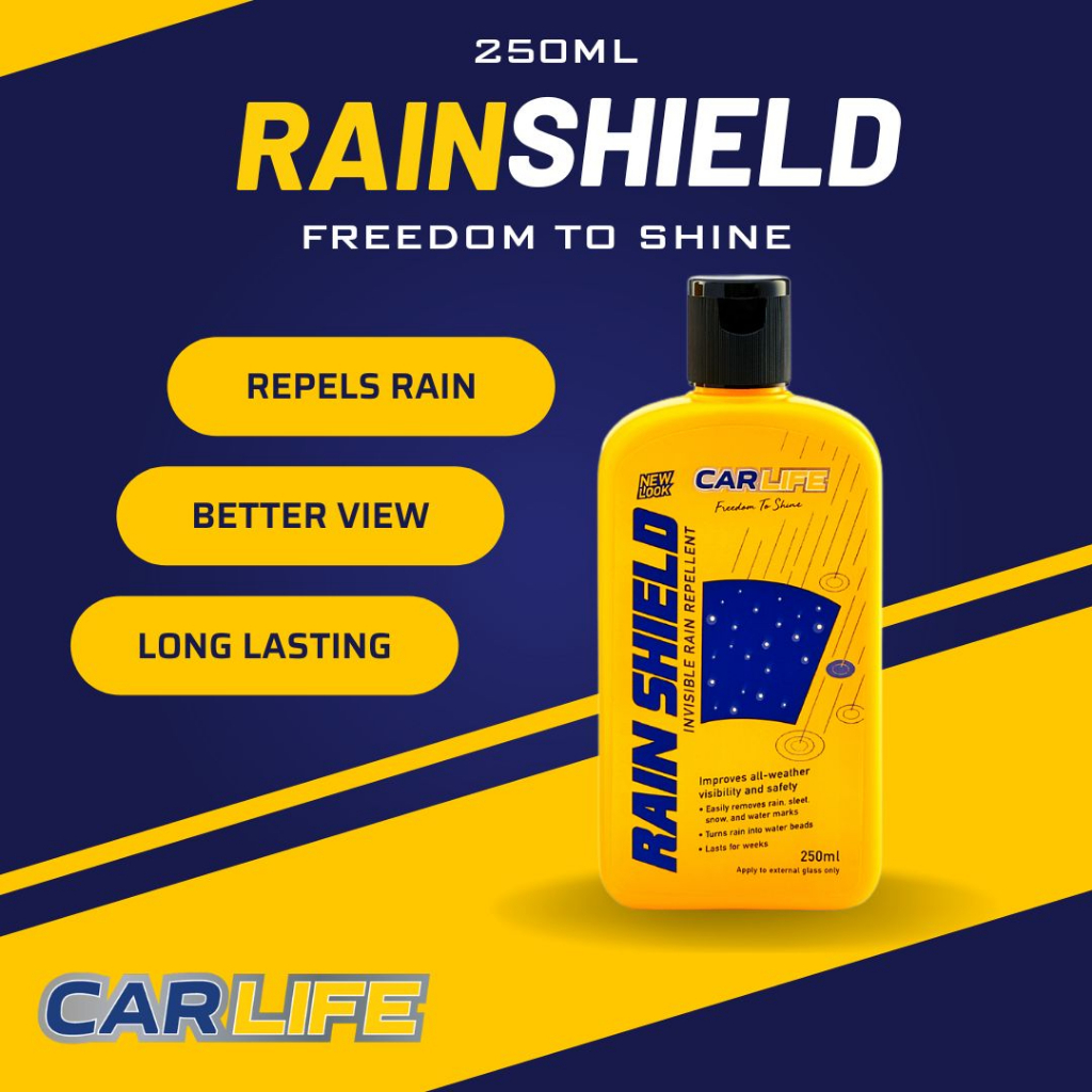 [ BESTSELLER ] Car Life Rain Shield 250ml Water Repellent | Shopee Malaysia