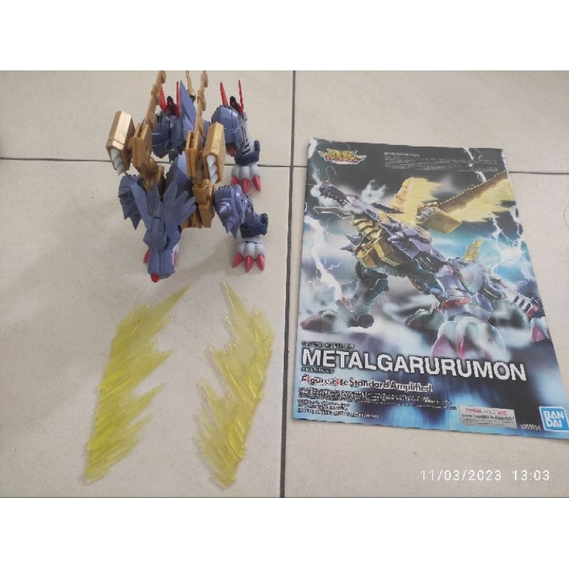 DIGIMON SERIES] Figure-rise Standard Metal Garurumon | Shopee Malaysia
