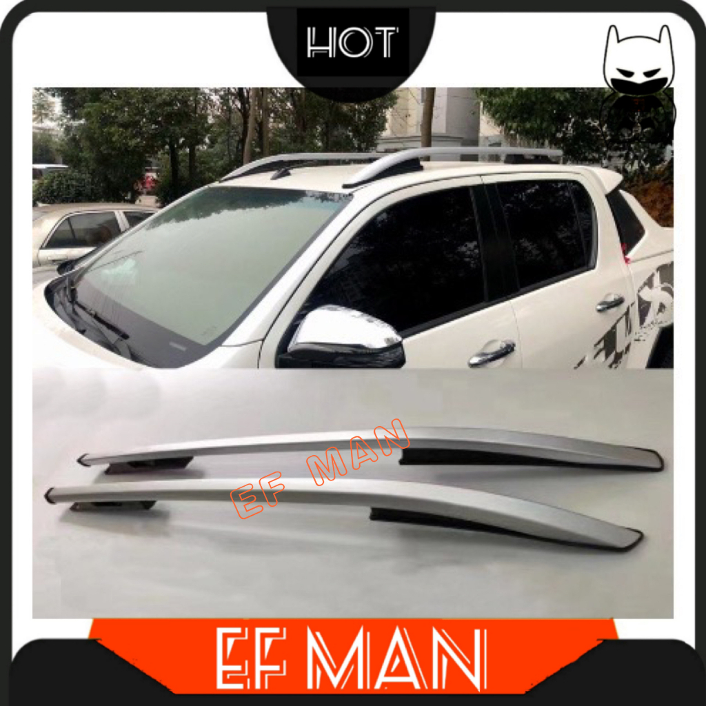 4x4 TOYOTA HILUX REVO ROCCO ROGUE ROOF TOP RACK CARRIER RAIL WITH SKRU ...