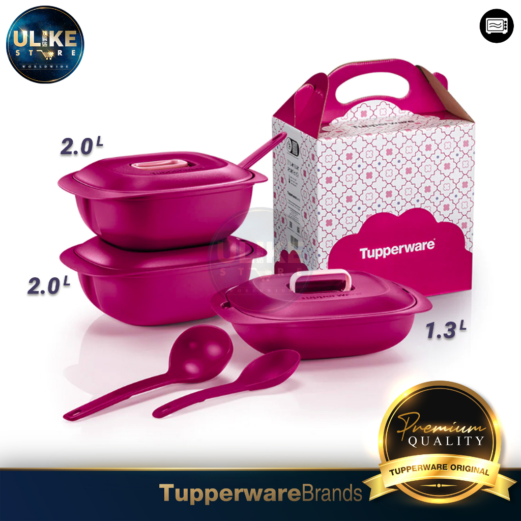 TUPPERWARE Gourmet Server Set Tupperware Raya Set 2023 Tupperware Gift ...