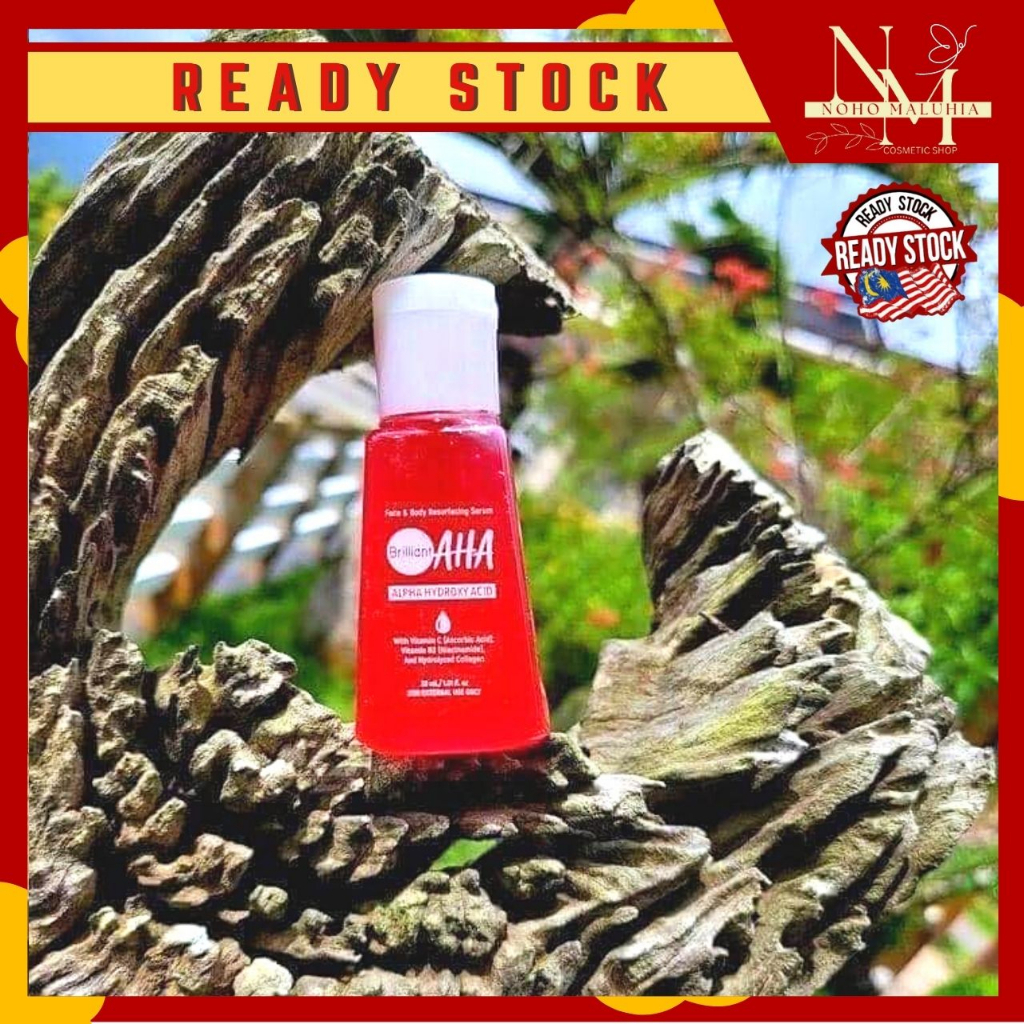 [ READY STOCK ] Brilliant AHA Serum 30ML Original HQ | Shopee Malaysia
