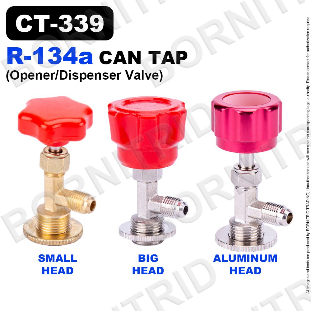 CT 339 Can Tap Dispenser Valve For R134a Refrigerant Gas Mini Can Can ...