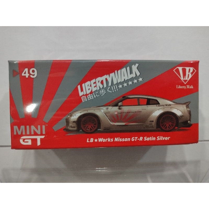 Mini GT #49 LB Works Nissan GT-R R35 Satin Silver RHB | Shopee Malaysia