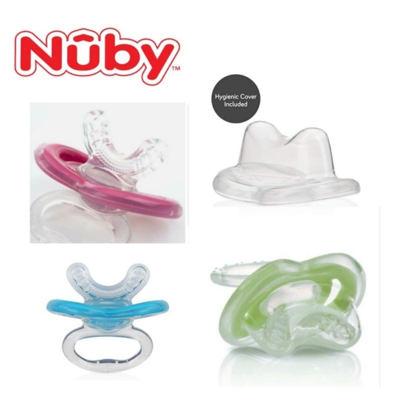 Nuby Natural Touch First Gum-eez Pacifier Teether 1pc Free Hygienic ...