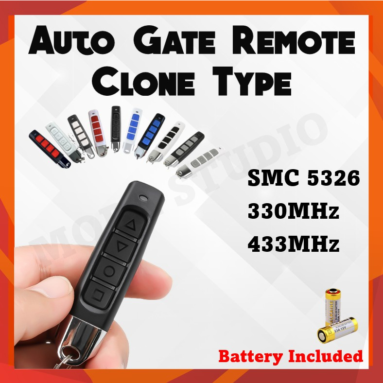 D.I.Y Auto gate clone remote control 330MHz 433MHz 自动门遥控器 Alam pintu ...