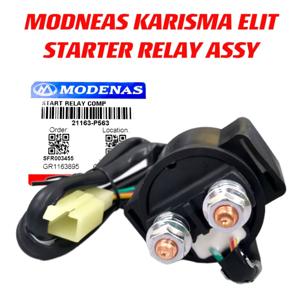 Modenas KARISMA 125 ELIT Starter Relay Assy Starter Relay KARISMA ELIT ...