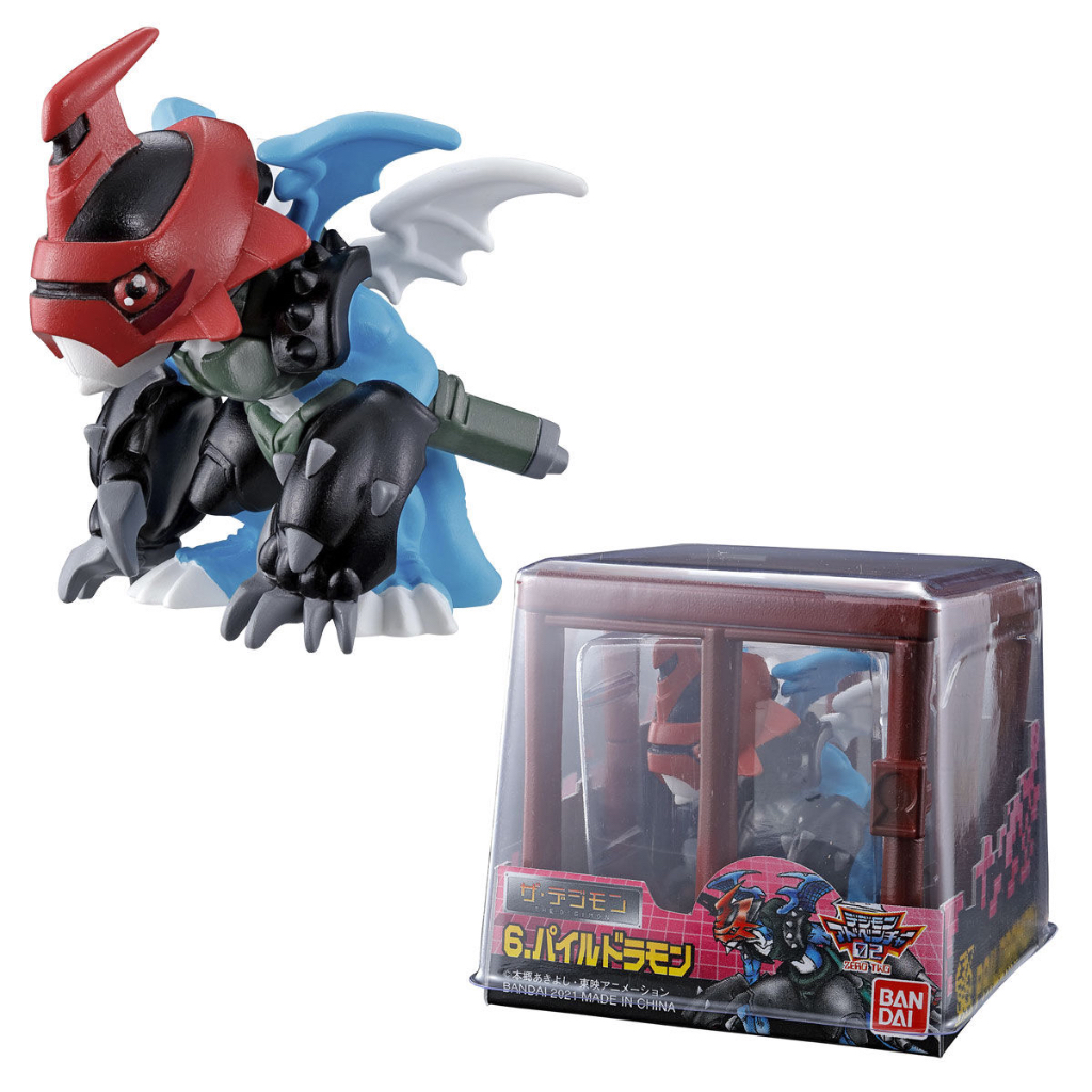 Bandai Digimon Adventure Mini Figure Cage (Dukemon, Omegamon, Greymon ...