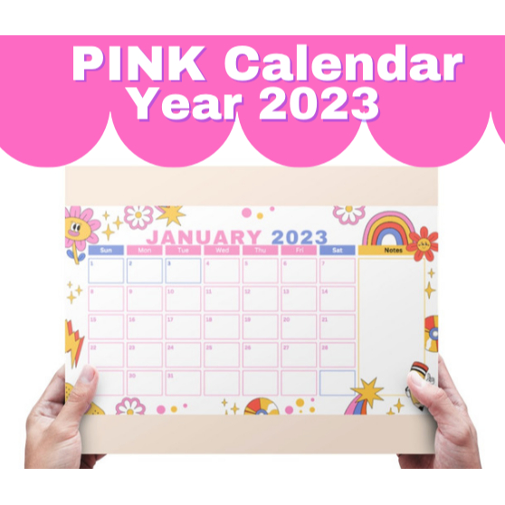 Kalendar PINK 2023 Pra-Sekolah & Sekolah Rendah | Shopee Malaysia