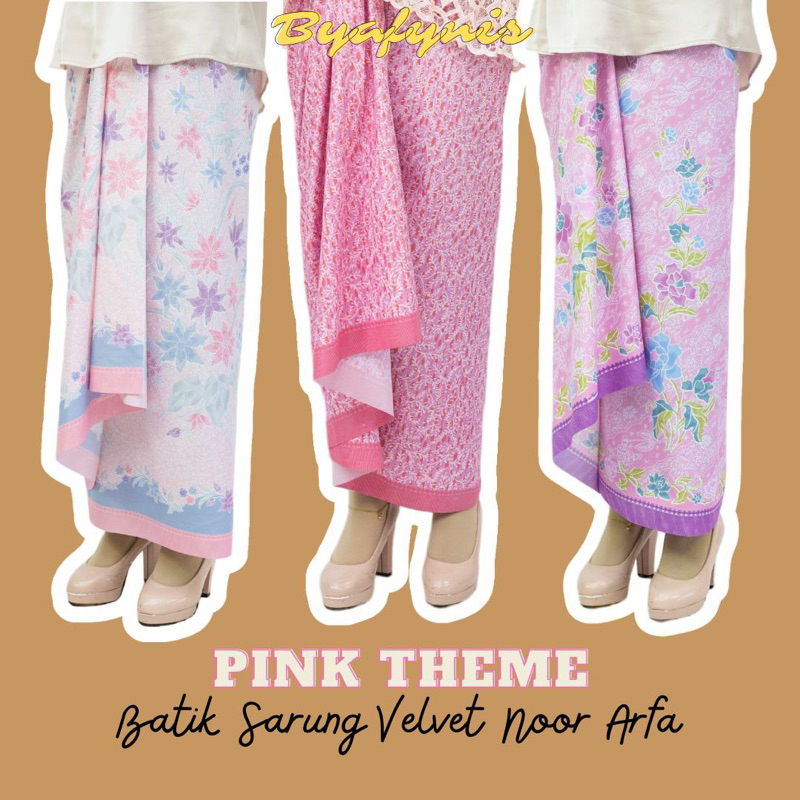 Batik Sarung Velvet NoorArfa | Batik Pastel | Tema pink Raya | Batik Pario murah Cantik | Shopee ...