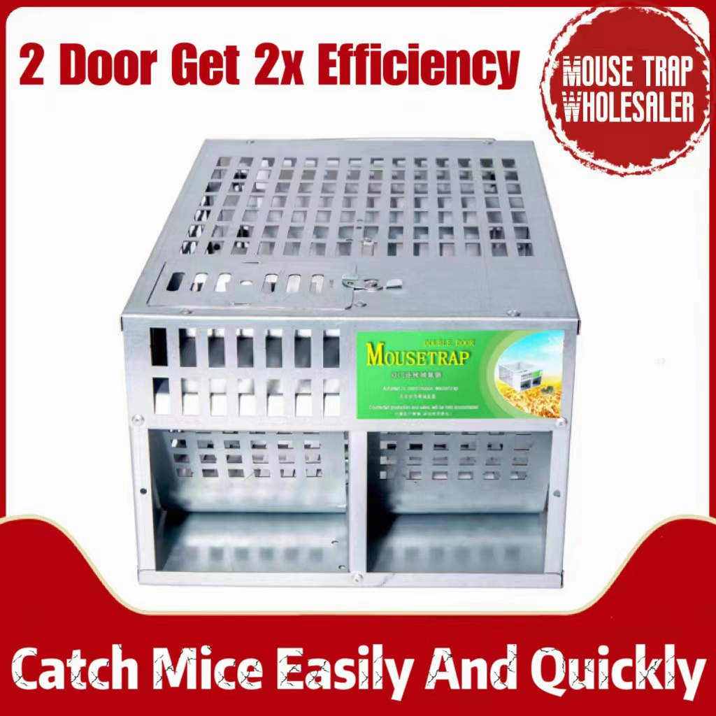 New Auto Capture Big Mouse Trapper Humane Live Cage Sensitive Multi Rat ...