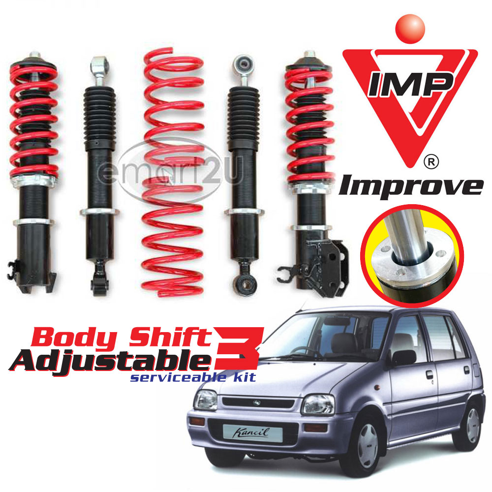 ADJUSTABLE Perodua Kancil Hi Lo Body Shift Serviceable Absorber ...
