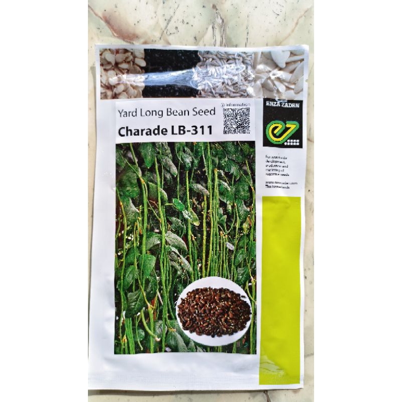 Charade LB 311 Enza zaden Yard long bean seed 100g Netherlands bibit ...