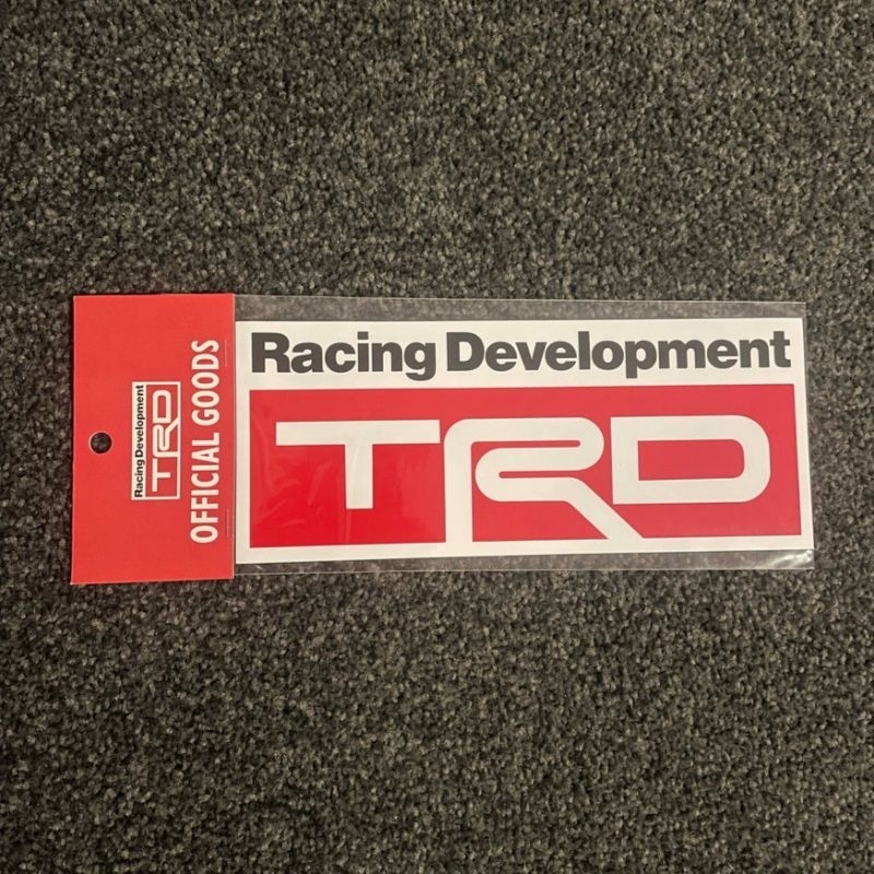 TRD Official Goods Type B Sticker Toyota Racing Development | Shopee ...