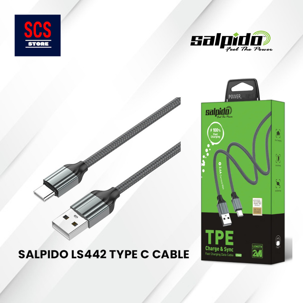 Salpido LS442 TPE Charge & Sync 2.4A Fast Charging Data Cable | Shopee Malaysia