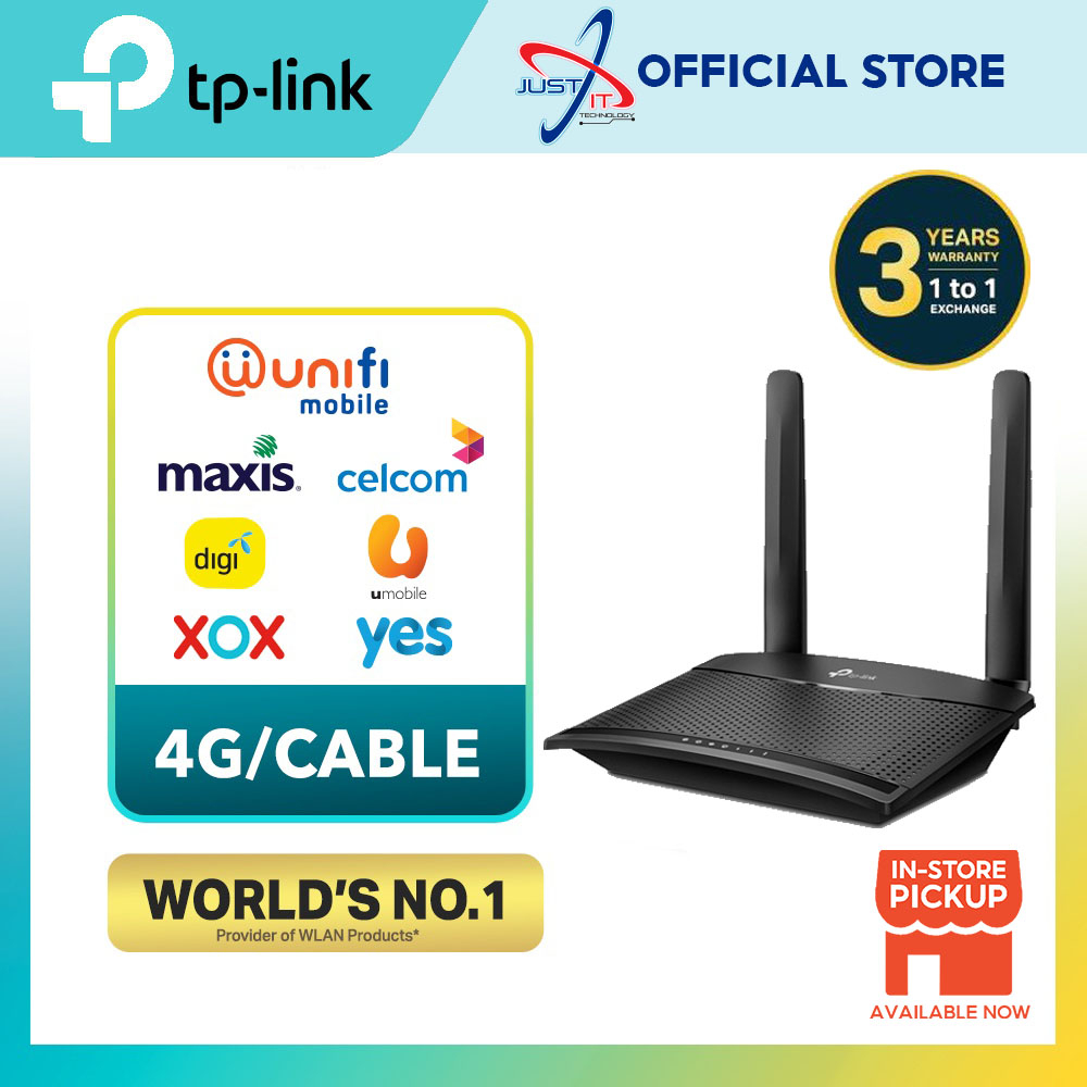 TP-Link MR100 300Mbps Wireless-N 4G LTE Router ( SUPPORT UNLIMITED DATA ...