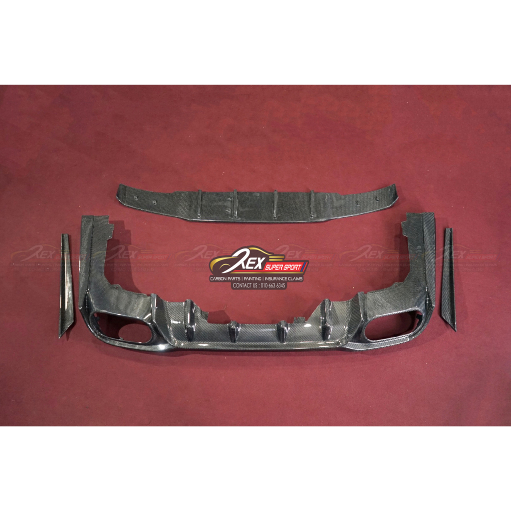 Mercedes Benz CLA W118 200 250 45s AMG Rear Diffuser P Real Carbon ...
