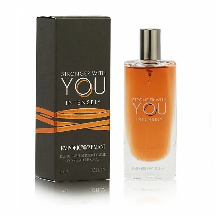 EMPORIO ARMANI STRONGER WITH YOU INTENSELY EDP (M) 15ML TRAVEL SPRAY ...