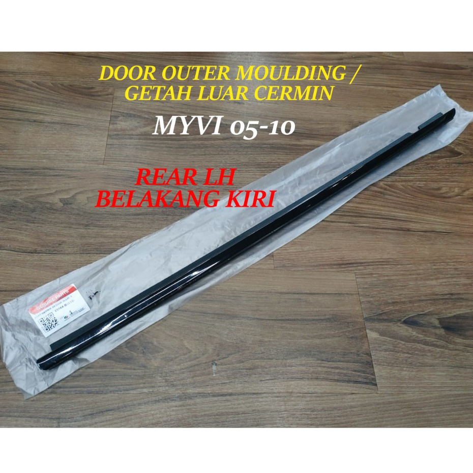 68161-B1010 PERODUA MYVI 05-10 100% ORIGINAL PERODUA DOOR GLASS OUTER MOULDING / GETAH LUAR ...