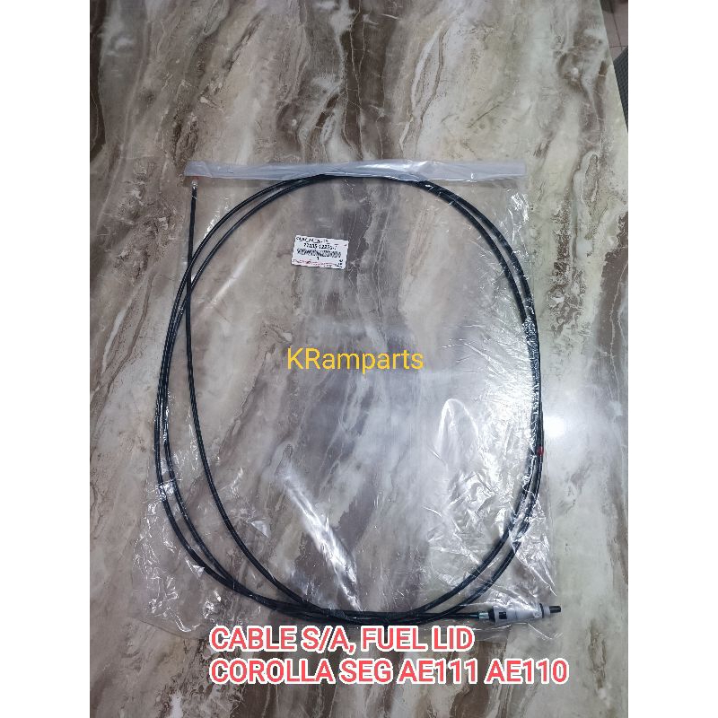 TOYOTA COROLLA SEG AE111 AE110 CABLE S/A FUEL LID 77035-12220-1 ...
