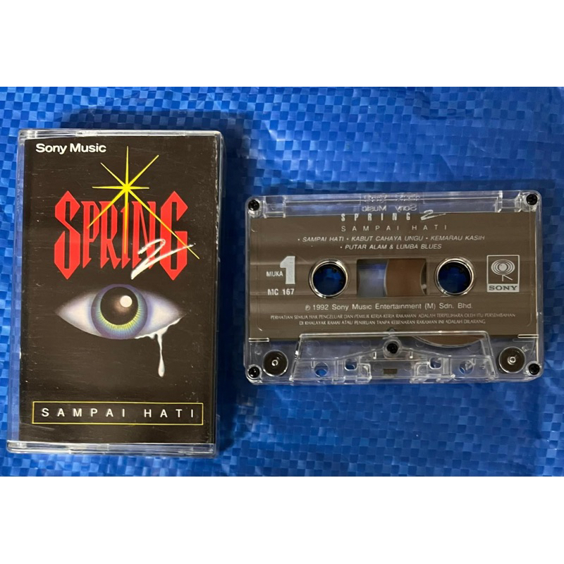 kaset Spring sampai hati pop rock kapak cassette karya m nasir lp ...