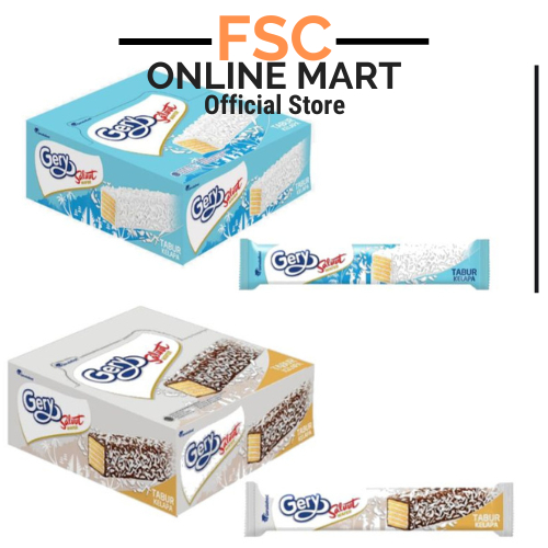 [FSC] Gery Saluut Wafer Stick With Coconut 17.5gm x 12stick | Shopee ...
