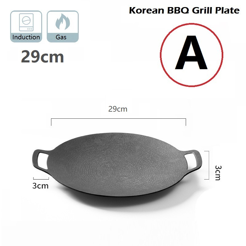 Korean BBQ Grill plate Maifan Stone Non Stick Outdoor Indoor Barbecue Pan | Shopee Malaysia