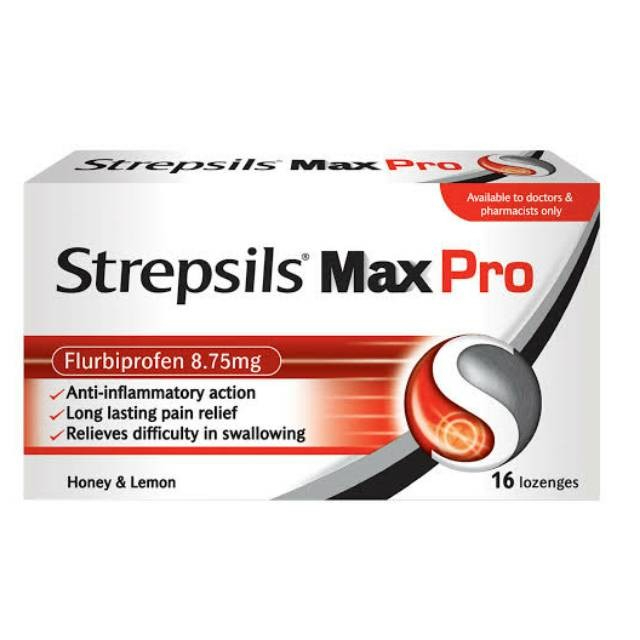 STREPSILS Lozenges Soothing Relief for Sore Throat Max Pro 16s | Shopee ...