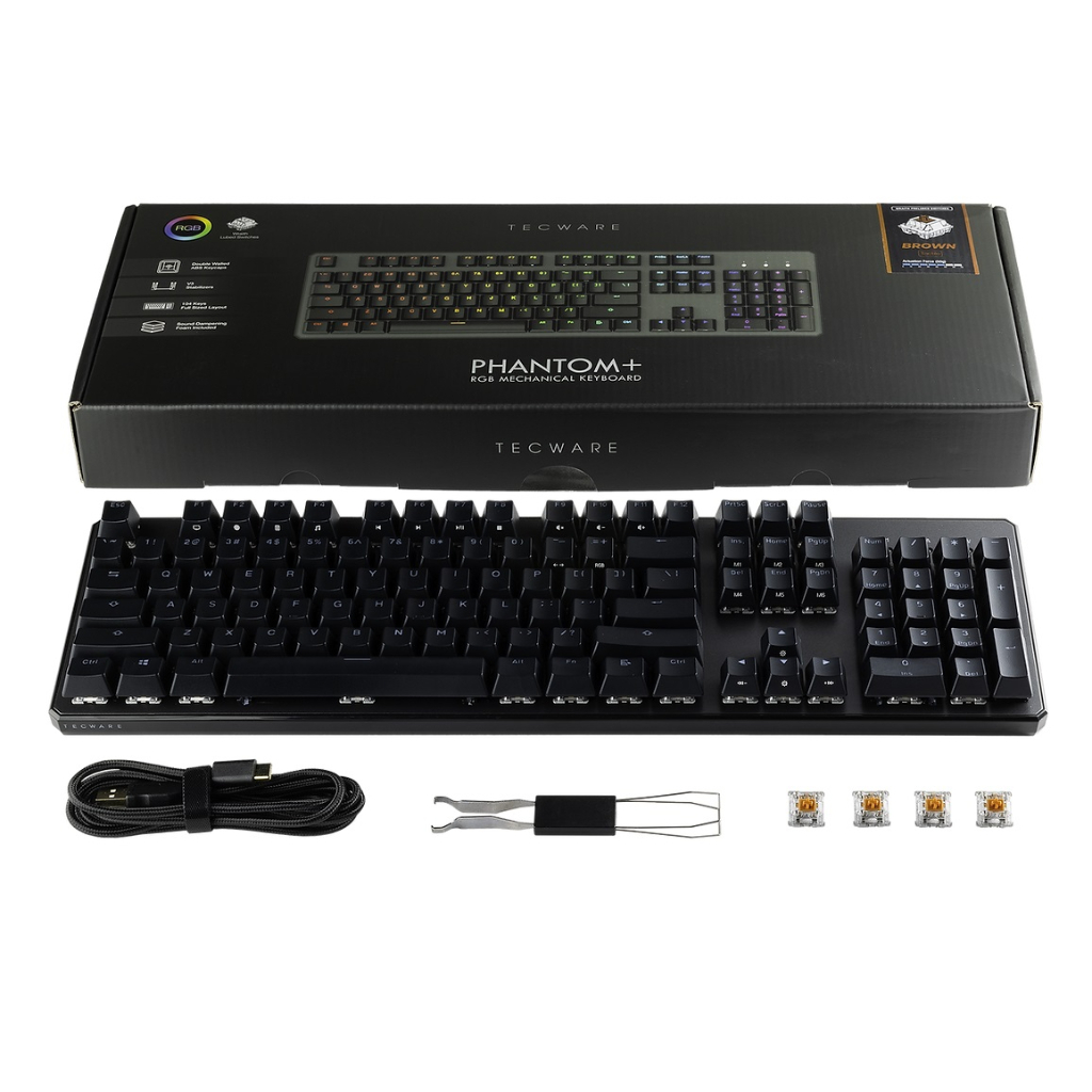 Tecware Phantom + 104 RGB Mechanical Keyboard | Shopee Malaysia