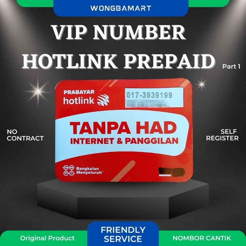 HOTLINK VIP NUMBER Prepaid hotlink sim card vip number clear stock ...