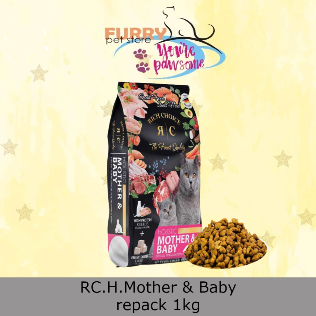 [ REPACK 1KG ] Rich Choice Holistic Mother Baby Cat Food | Shopee Malaysia
