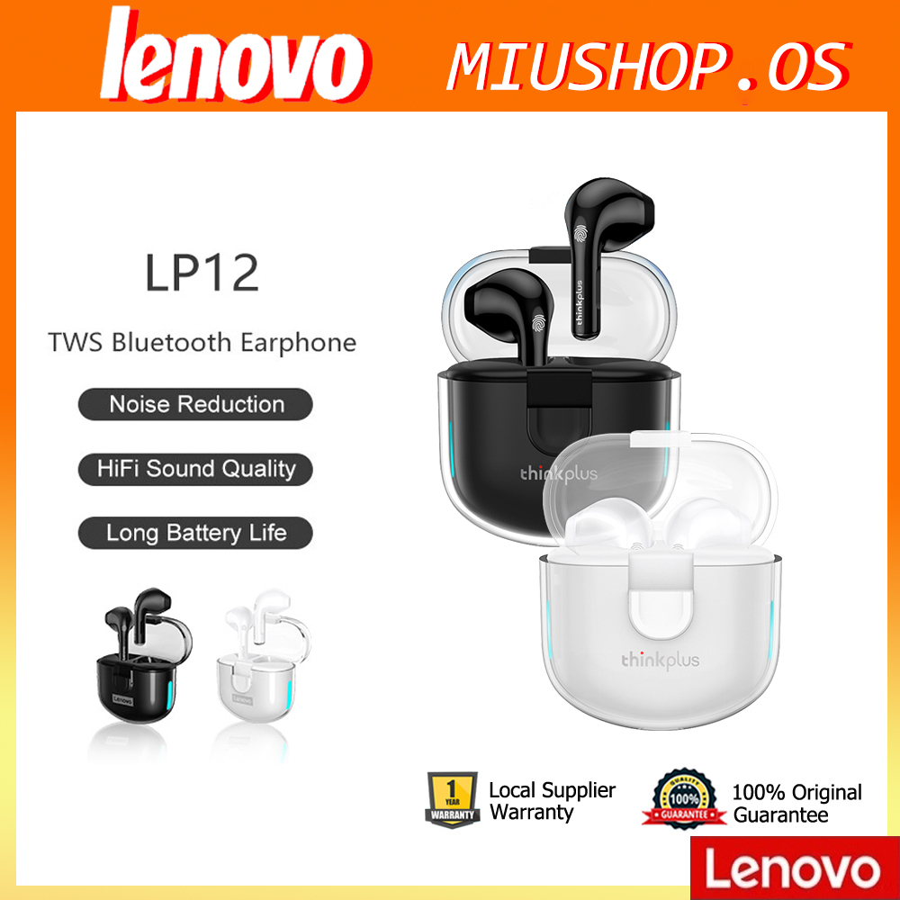 Lenovo LP12 True Wireless Bluetooth Upgraded Version Earphones Low ...