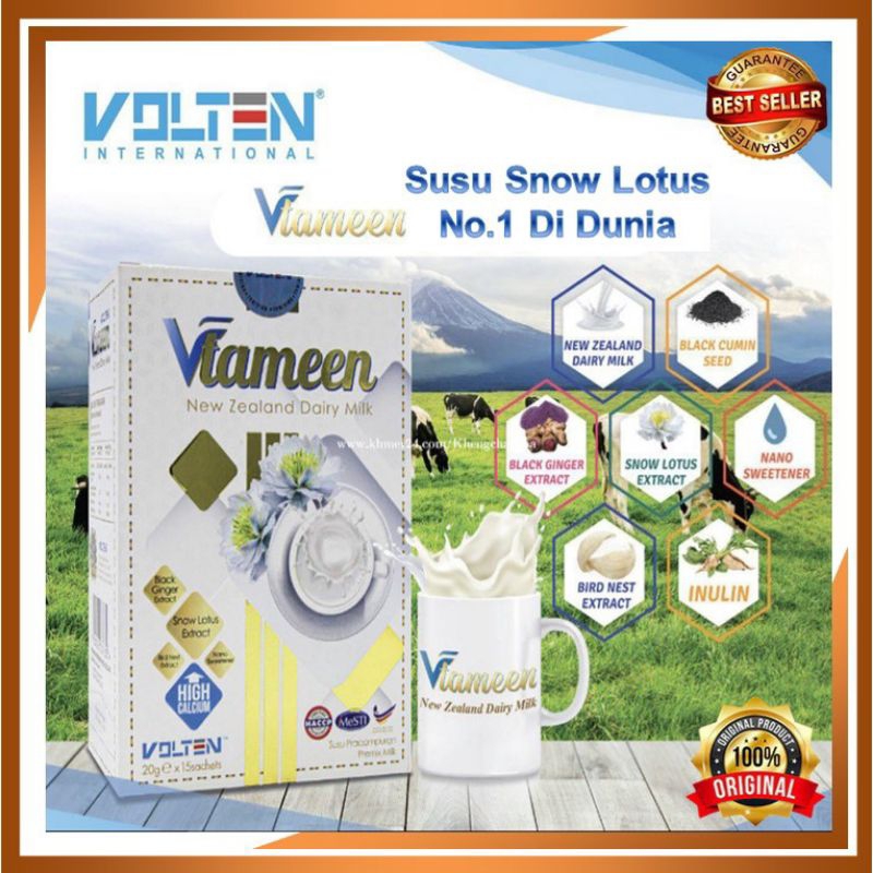 HALAL PRODUK-SUSU SNOW LOTUS ORIGINAL VTAMEEN VOLTEN | Shopee Malaysia
