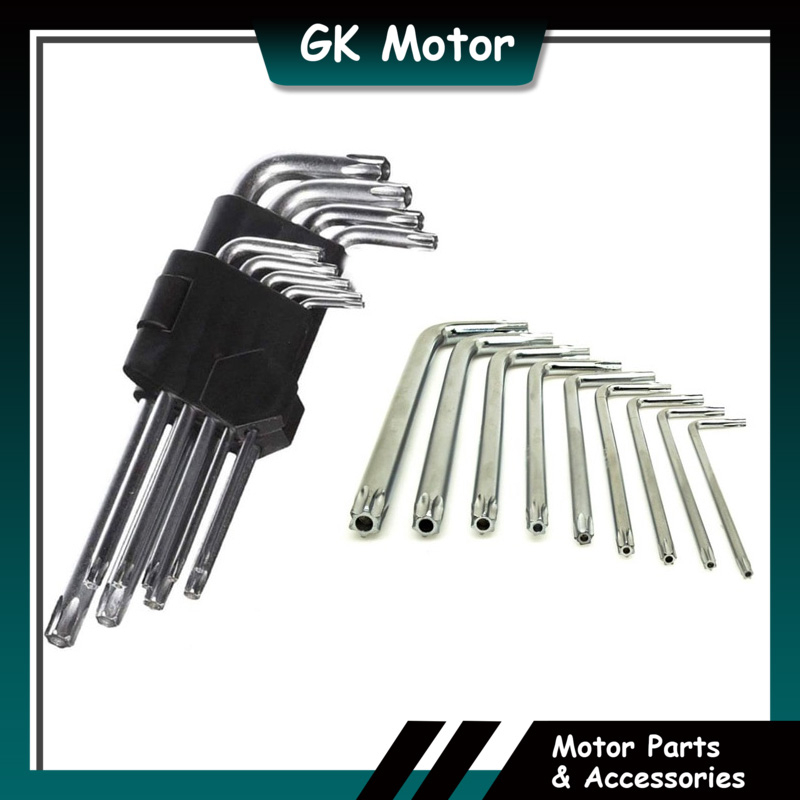 TORX STAR KEY ALLEN ALIGN KEY SET SCREWDRIVER (9PCS/SET) | Shopee Malaysia